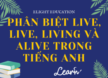 Phân biệt live, life, living và alive trong tiếng Anh